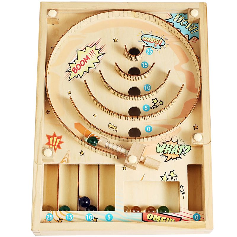 Wooden Toy Pinball Machine Game for Family and Friends LUMABOTA | Shop ...