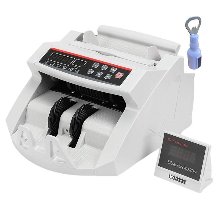 70W Bill Money Counter With Counterfeit Detection with Bottle Opener ...