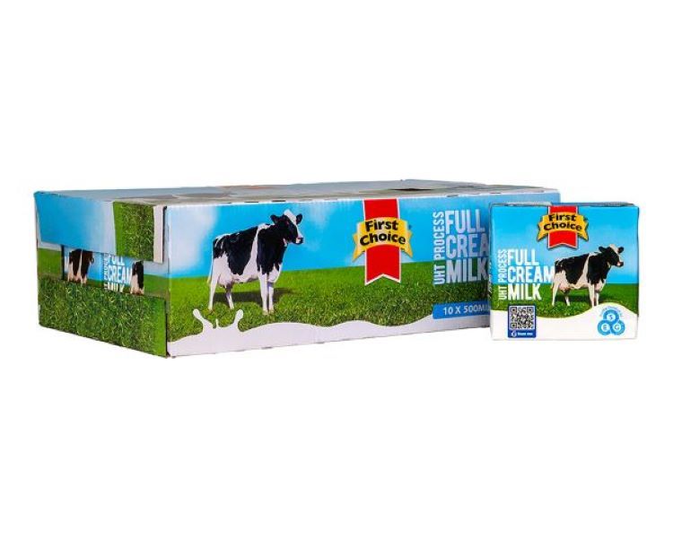 First Choice Full Cream Milk - 1 x 10 pack (500ml) | Shop Today. Get it ...