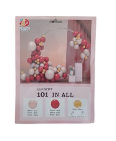 101 Piece Party Balloons of 3 Color Assortments-Dot Glue and Chain ...