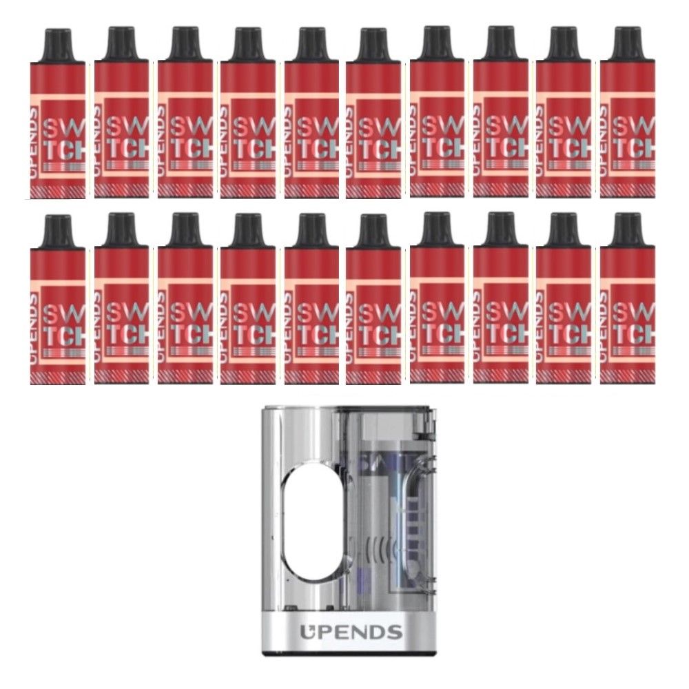 Upends Switch Disposable Vape Pods 50mg & Battery - Strawberry Lychee ...