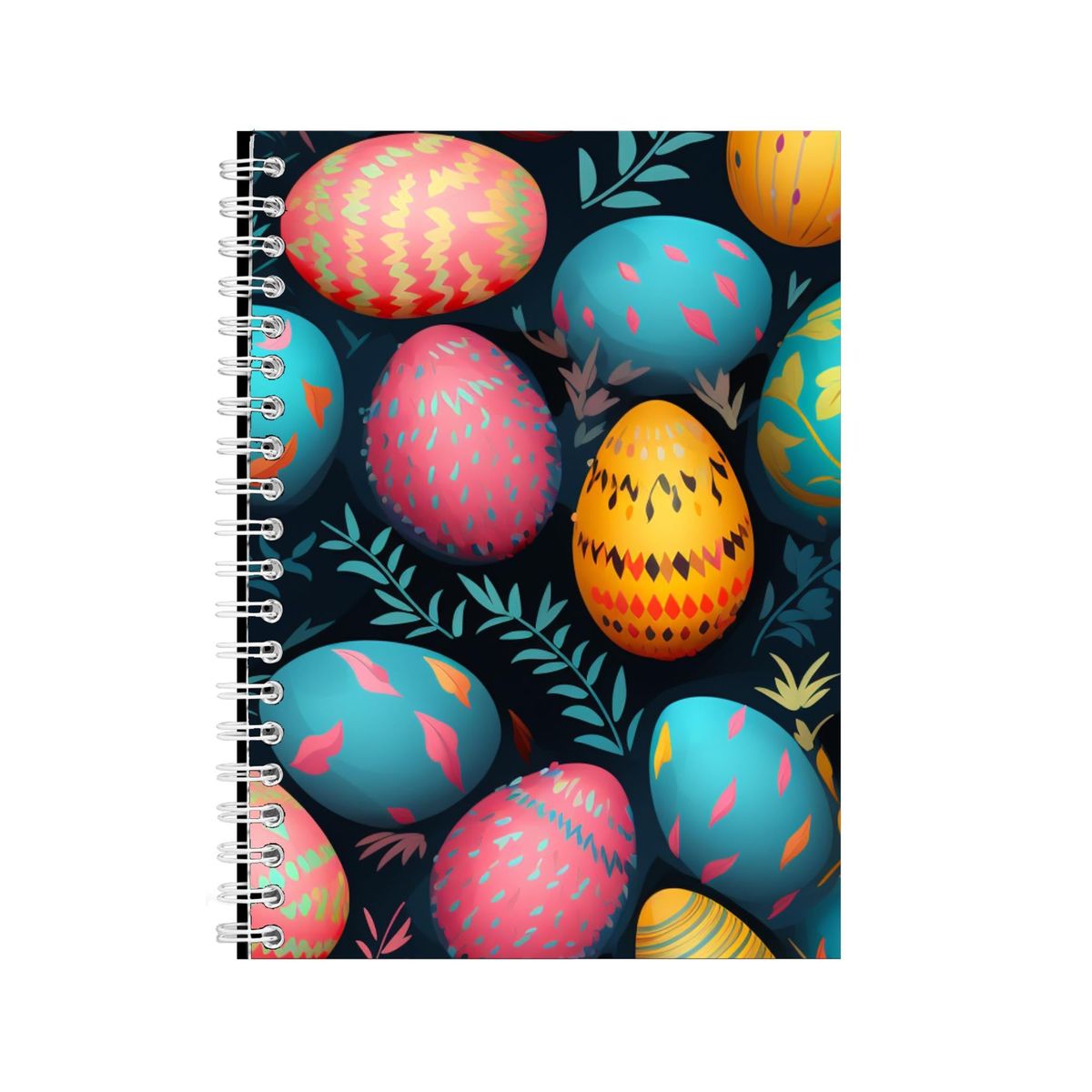 Plant A5 Notebook Spiral and Lined with Easter Graphic Notepad Present ...