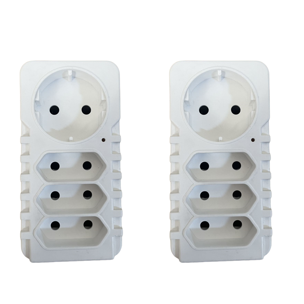 4 x 2 pin plug adaptor 250V~ 16A pack of 2 | Shop Today. Get it ...