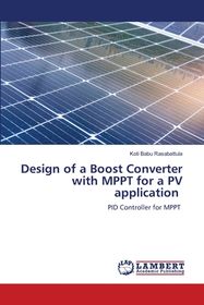Design of a Boost Converter with MPPT for a PV application | Shop Today ...