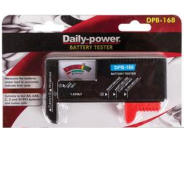 Daily Power - Battery Tester For 1.5V, 9V , AA, AAA, C And D Batteries ...
