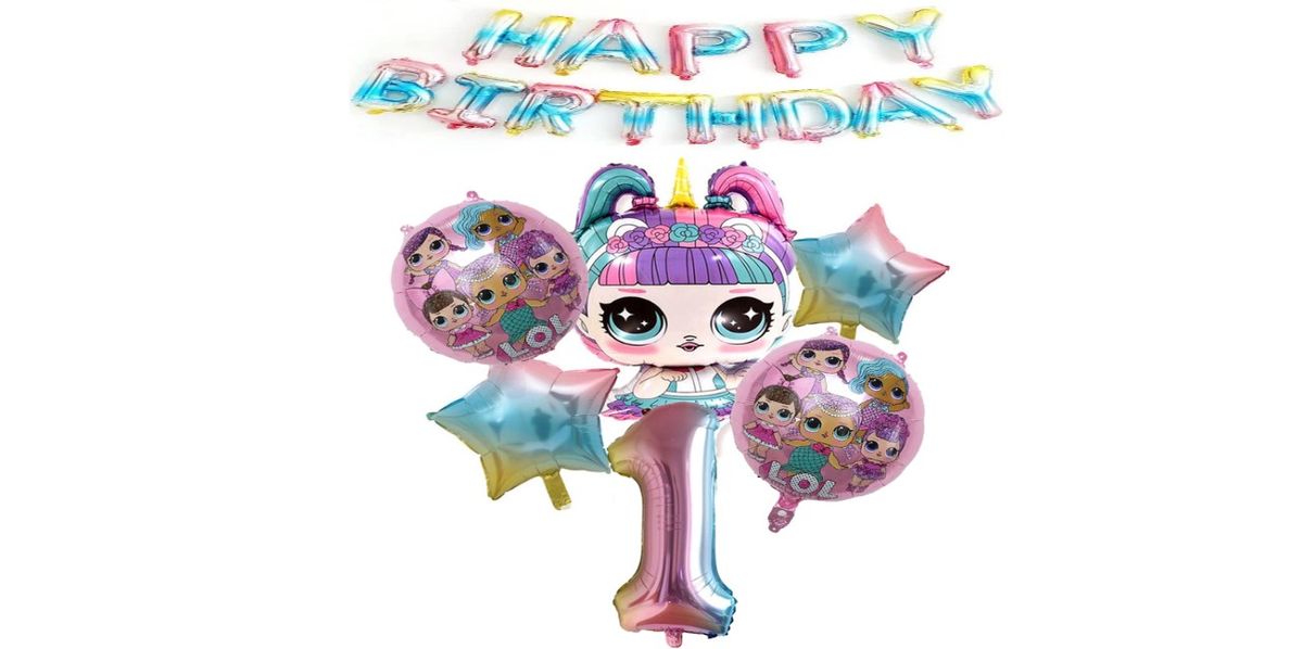 LOL Happy Birthday Balloon Set 1 Year | Shop Today. Get it Tomorrow ...