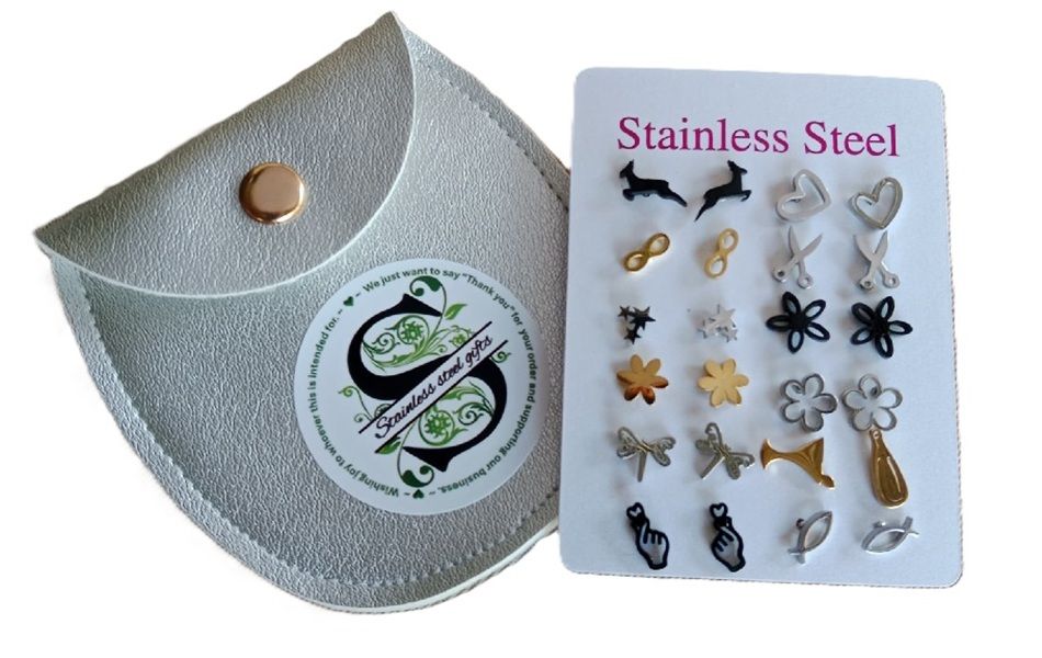 Stainless Steel Gifts set - Assorted mix designs in Silve Gold and ...