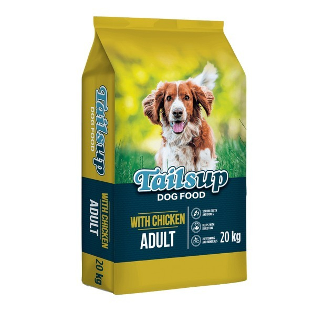 Tails Up Adult Chicken Flavoured Dog Food 20 KG | Shop Today. Get it ...