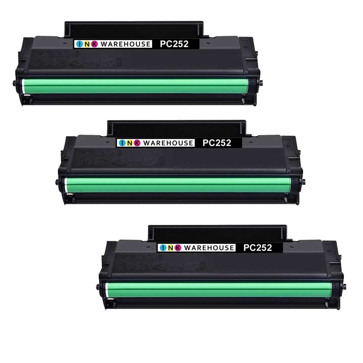 PANTUM PC252 / PC-252 / 252 Compatible Black Toner Cartridge (PACK X 3 ...