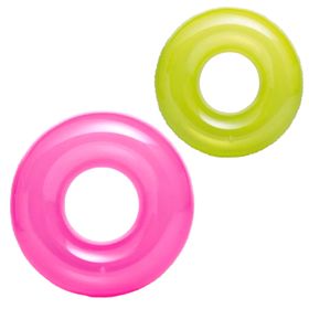 2 Intex Inflatable Split Ring - Yellow And Pink | Shop Today. Get it ...