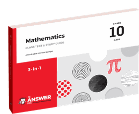 The Answer Series Gr 10 Mathematics 3in1 | Shop Today. Get it Tomorrow ...