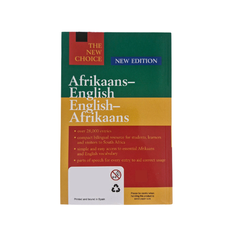 Afrikaans Dictionary Afrikaans English Dictionary Preloved Hard