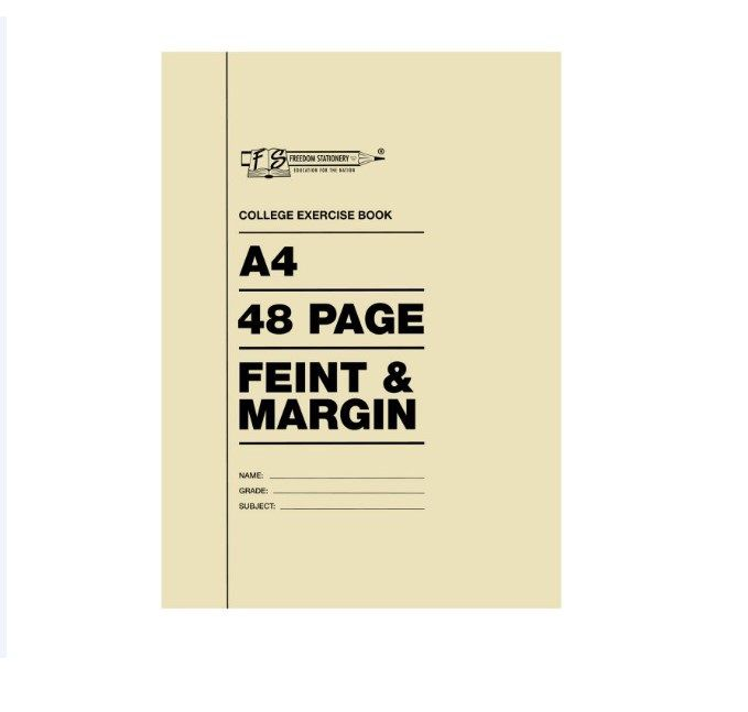 A4 48-Page Feint & Margin Exercise Book (pack of 25) | Shop Today. Get ...