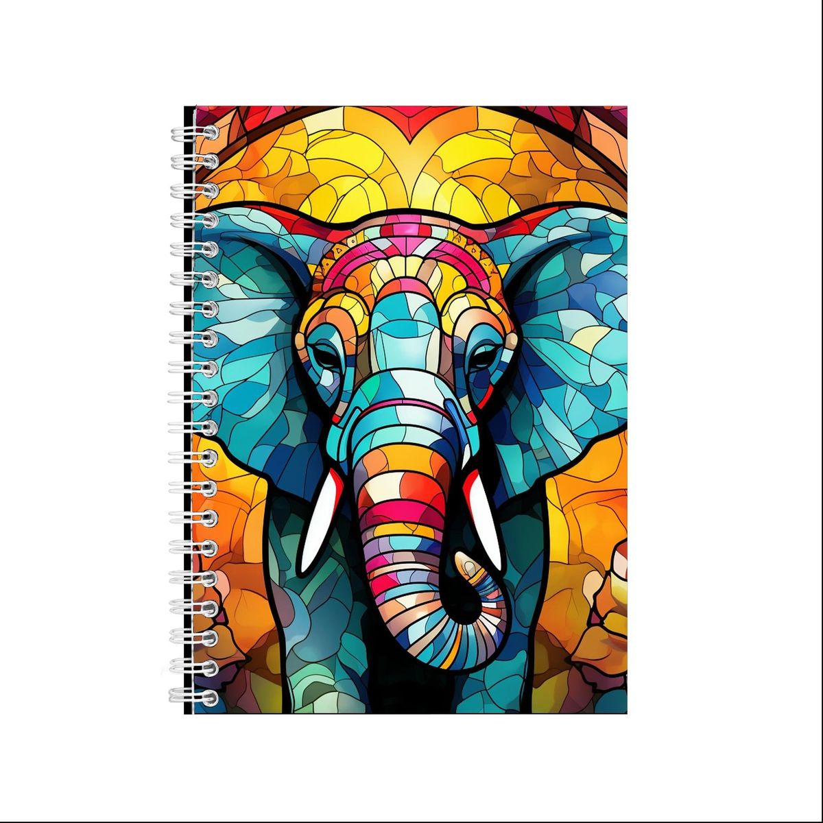 Cyan Glass Stained Elephant 14 A5 Notebook Gift Idea | Shop Today. Get ... Cyan Glass Stained Elephant 14 A5 Notebook Gift Idea | Shop Today. Get ...