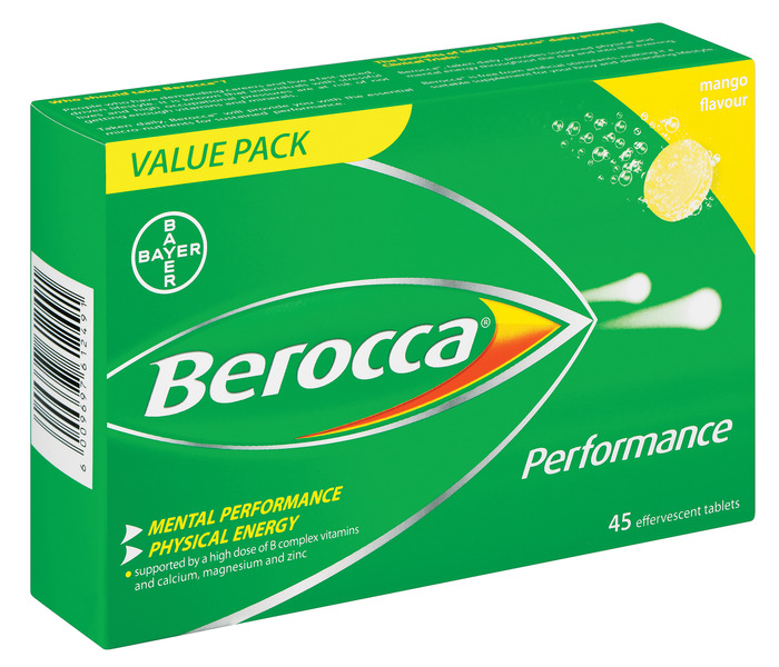 Berocca Performance Mango Effervescent - 45 Tablets | Shop Today. Get ...