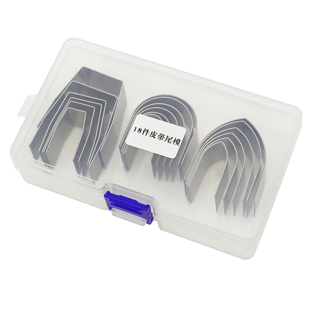 Tool Craft DIY Portable Leather V-Shape Cutter Punch - 18 Piece | Shop ...