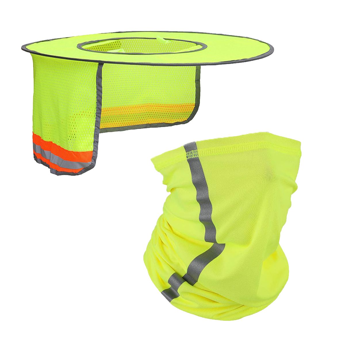 Sun Shade Neck Reflective Face Scarf Protection Shield Full Brim Mesh ...