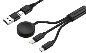Volkano Weave Certified 100W 5-in-1 Braided 1m Charge & Data Cable ...