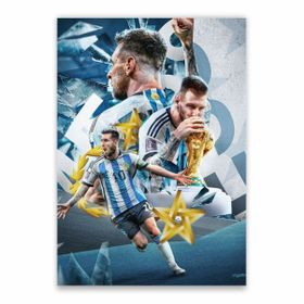Messi World Cup Collage Poster - A1 | Shop Today. Get it Tomorrow ...