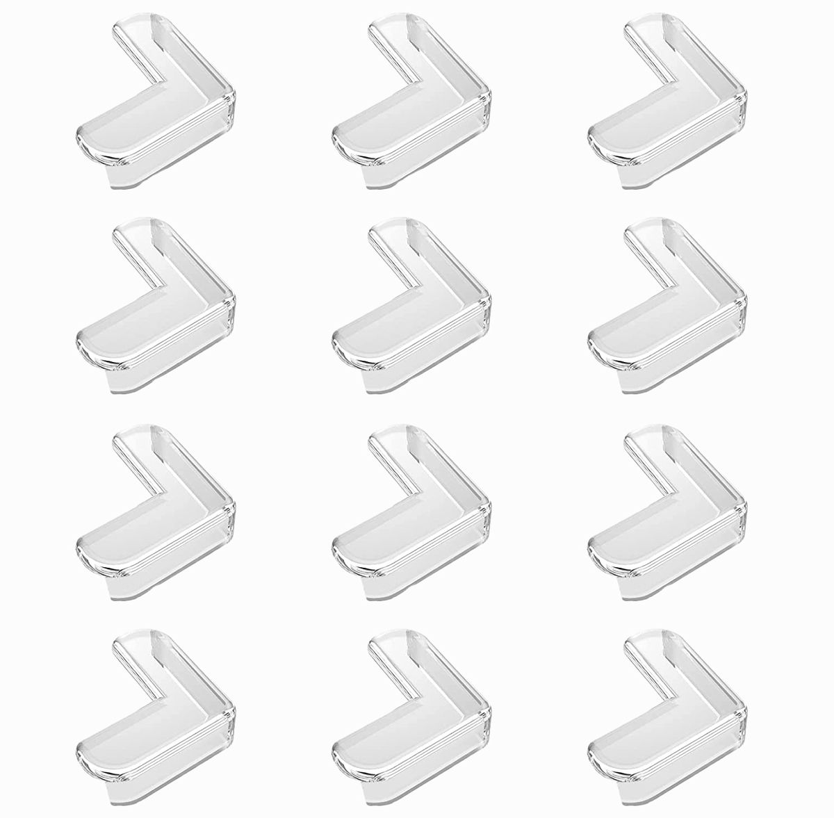 12 Piece Safety Corner Protectors Guards for Furniture Against Sharp ...