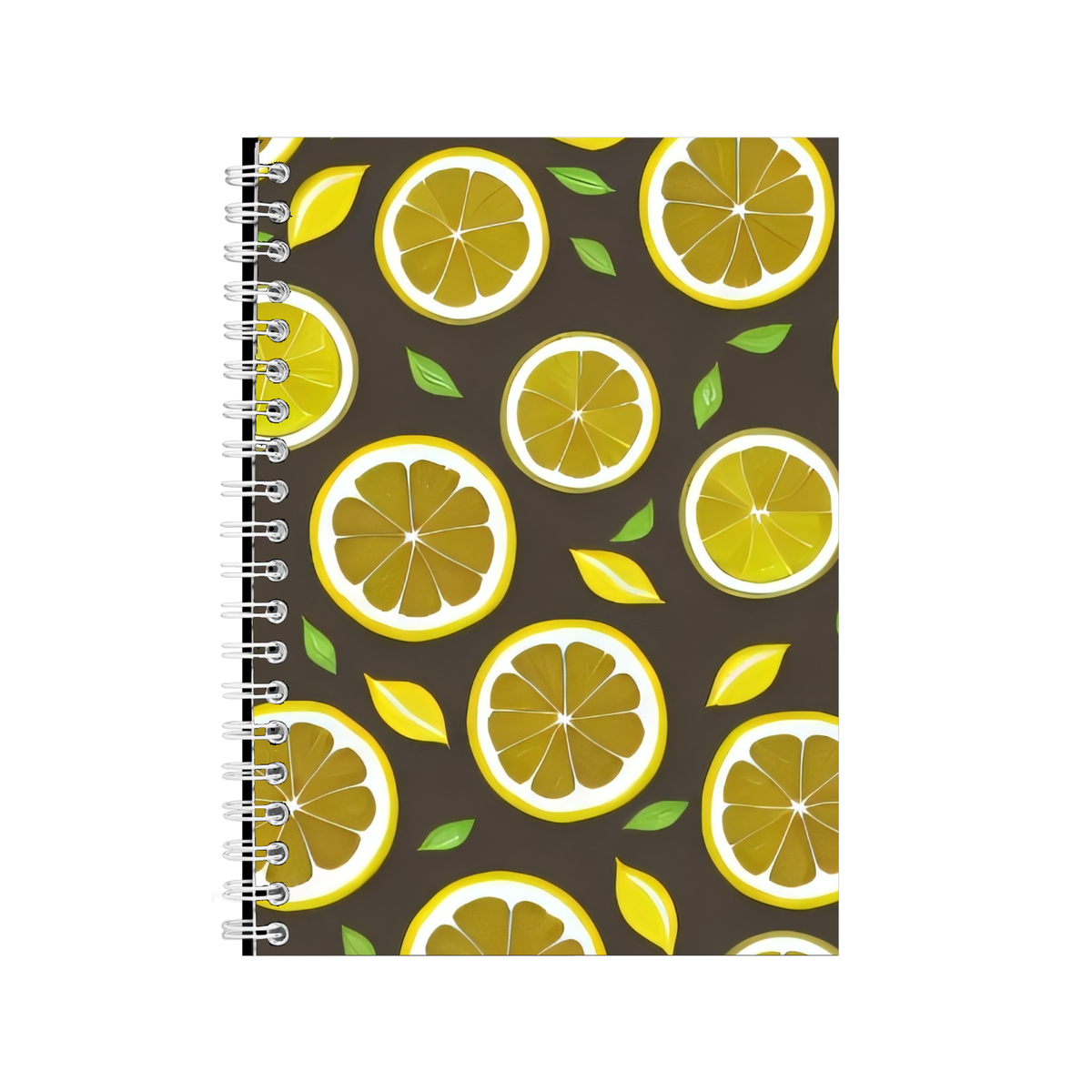 Lemon A5 Notebook Pad with Lines for Fruit Lovers Trendy Graphic ...