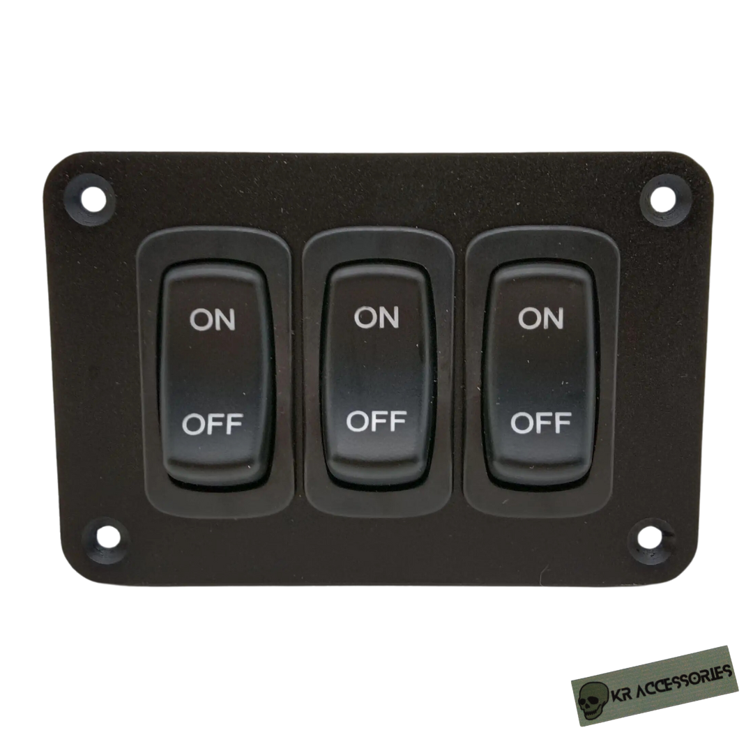 Auto On/Off 3-Gang Rocker Switch Panel (5-Pin) | Shop Today. Get it ...