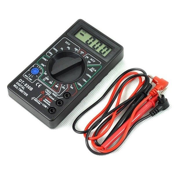 MnM Tech - Mini Pocket Multimeter - Digital LCD - Amp Volt Ohm + 2 ...