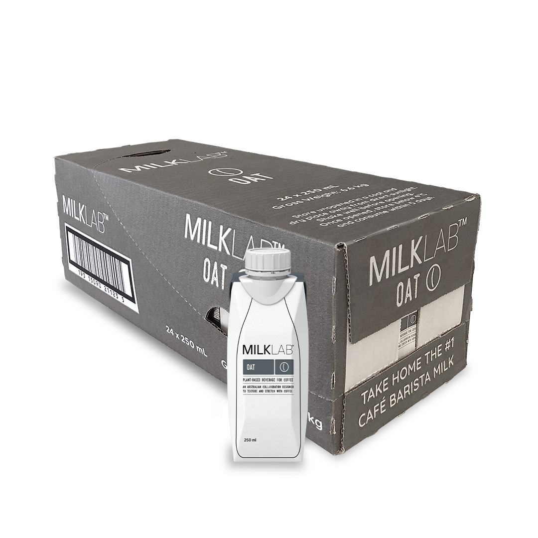 MILKLAB Oat Milk 24 x 250ml Barista Milk For Coffee, Latte & Espresso ...