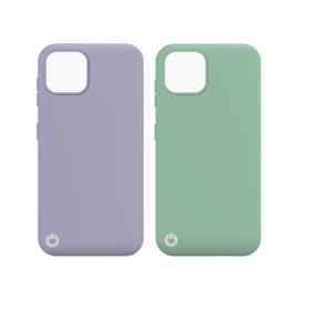 Toni Twin Silicone Apple iPhone 13 Mini - Violet/Turquoise | Shop Today ...