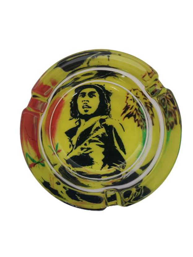 Bob Marley Round Glass Ashtray | Shop Today. Get it Tomorrow ...