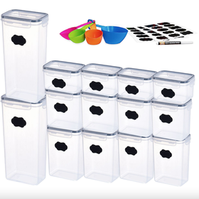 14-Piece Premium BPA-Free Airtight Food Storage Containers - Soul ...