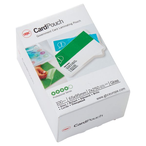 GBC Card Pouch Gloss 65x95mm - 500 micron | Shop Today. Get it Tomorrow ...