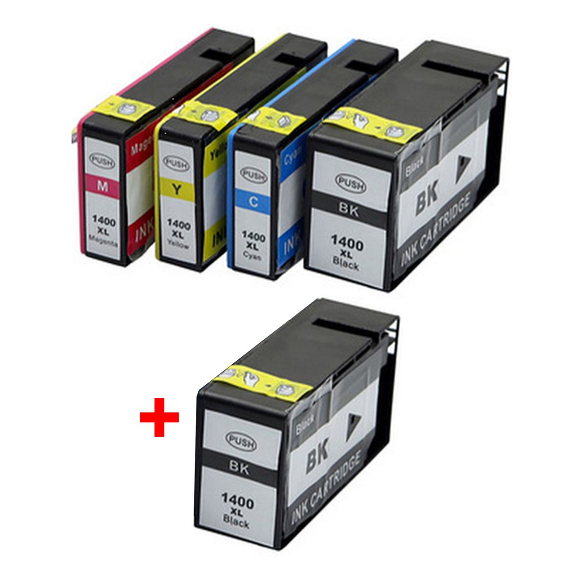 INKWAREHOUSE Ink Multipack Compatible with CANON PGI-1400XL + 1x1400 ...