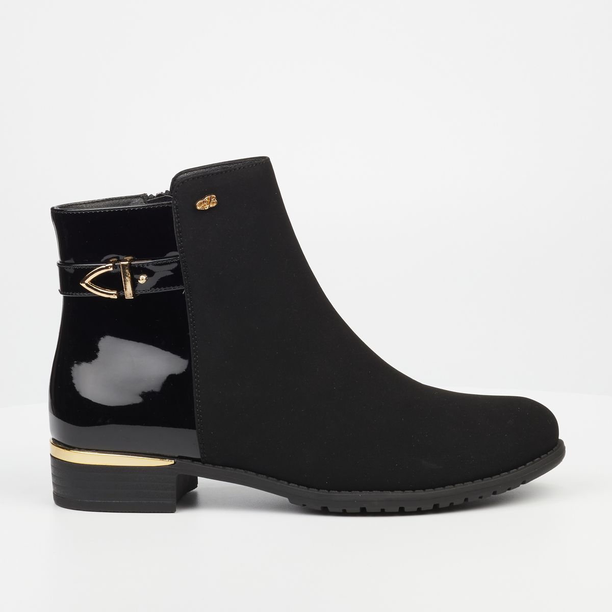 Women Black Almond Toe TPR Sole Boots | Shop Today. Get it Tomorrow ...