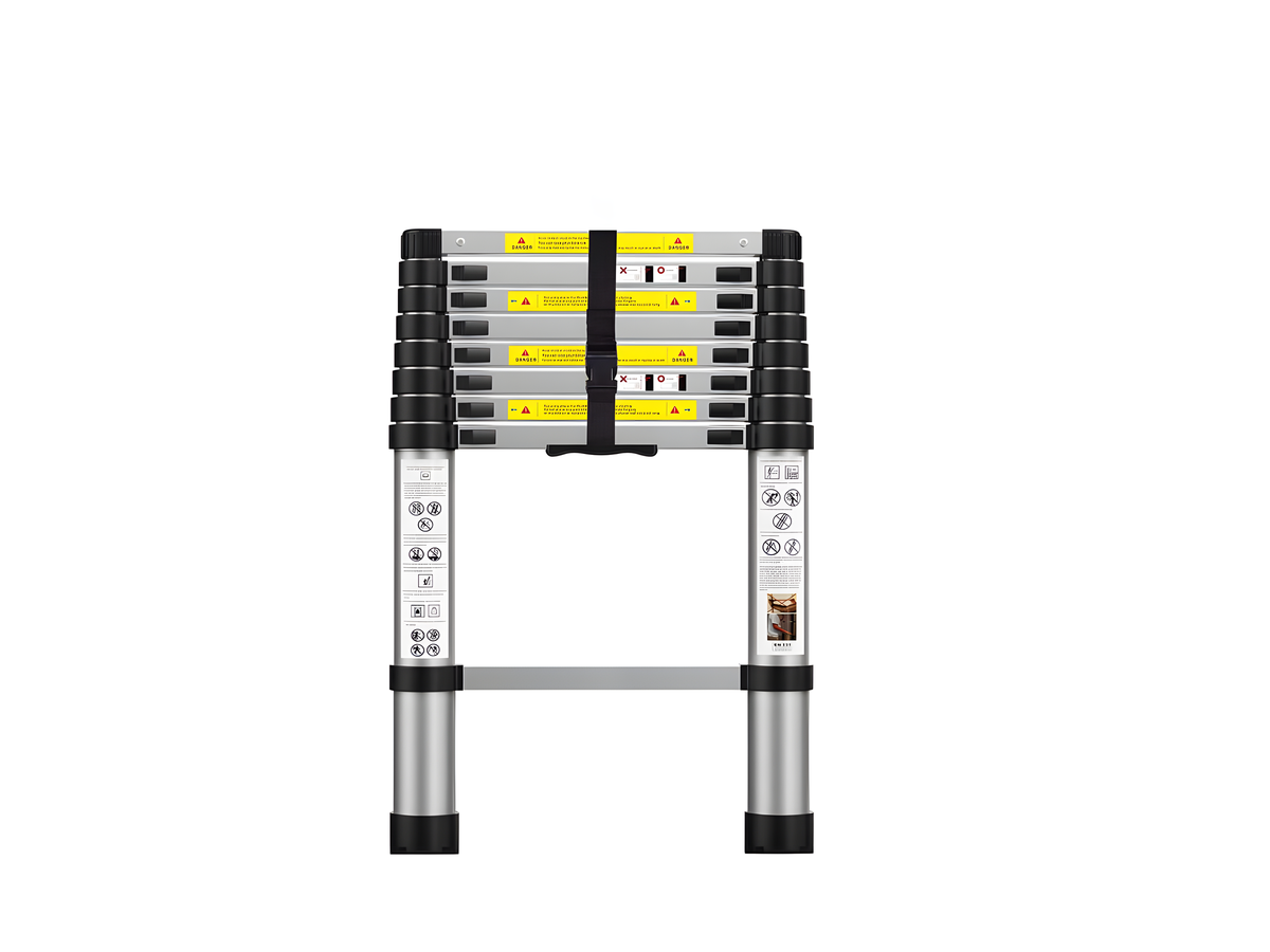 Outdoor Aluminum Compact Ladder, Heavy Duty Folding Telescopic Ladders ...