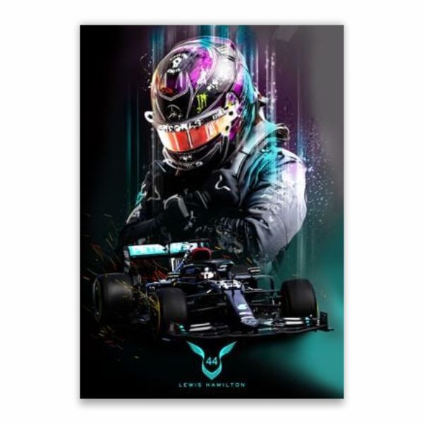 Lewis Hamilton 44 Poster - A1 | Shop Today. Get it Tomorrow! | takealot.com