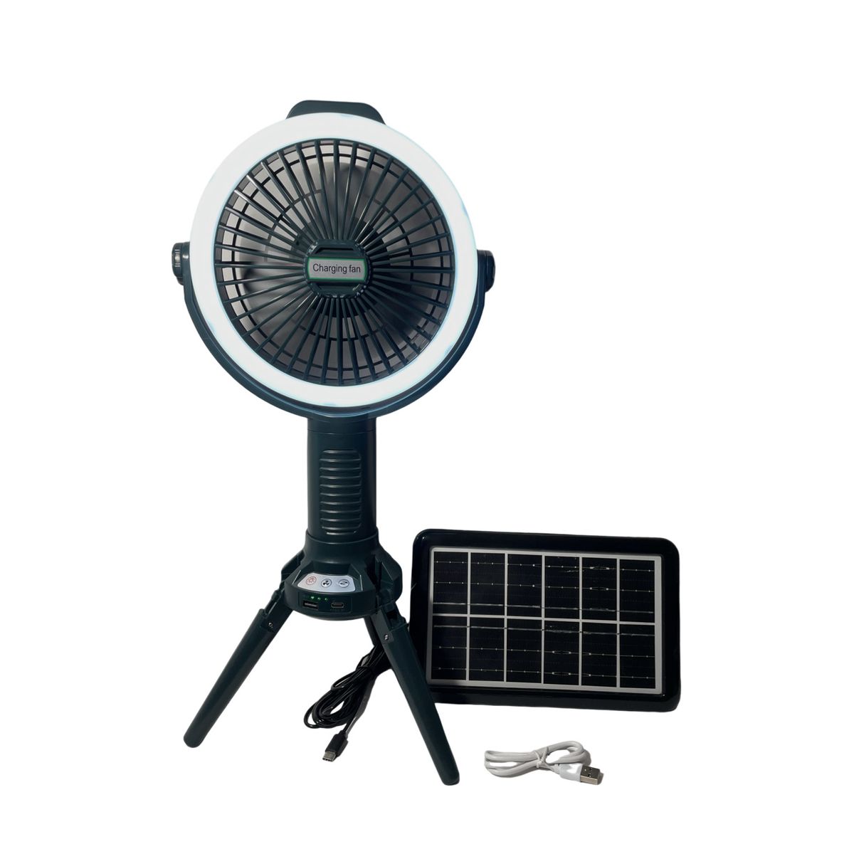 Silver Indoor & Outdoor Touch Controlled Desk Fan - Rechargable | Shop ...