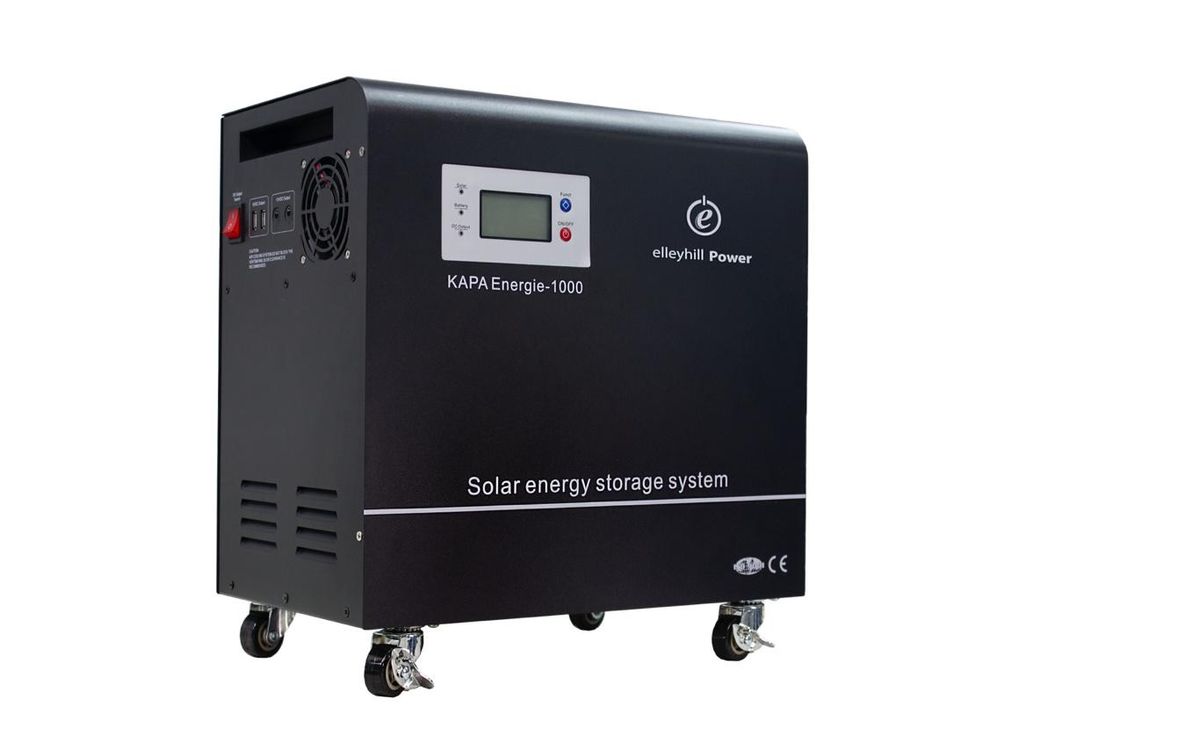 KAPA Energie-1000 1000W Pure Sine-Wave UPS Inverter with 100ah battery ...