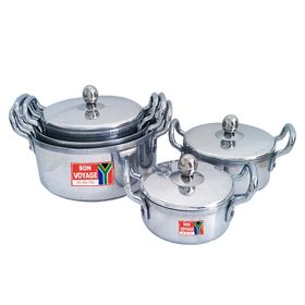Sapphire 10 Pieces Cookware Aluminium Pots Set Casserole | Buy Online ...