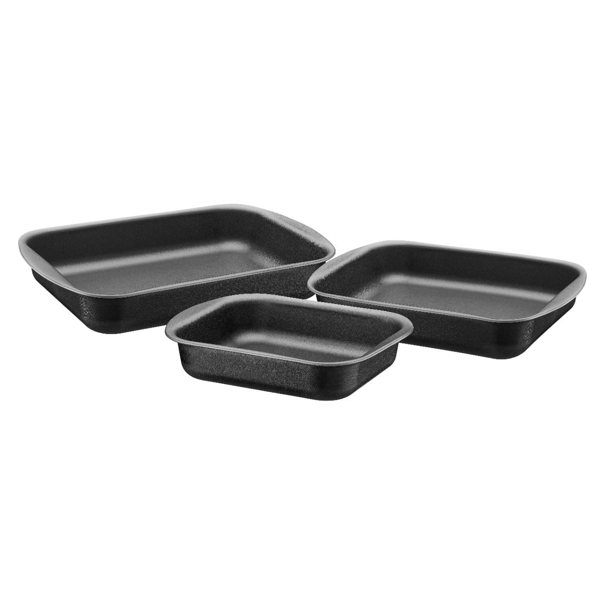Tramontina 3pcs Aluminum Baking Pan Set with Non-stick interior Coating ...