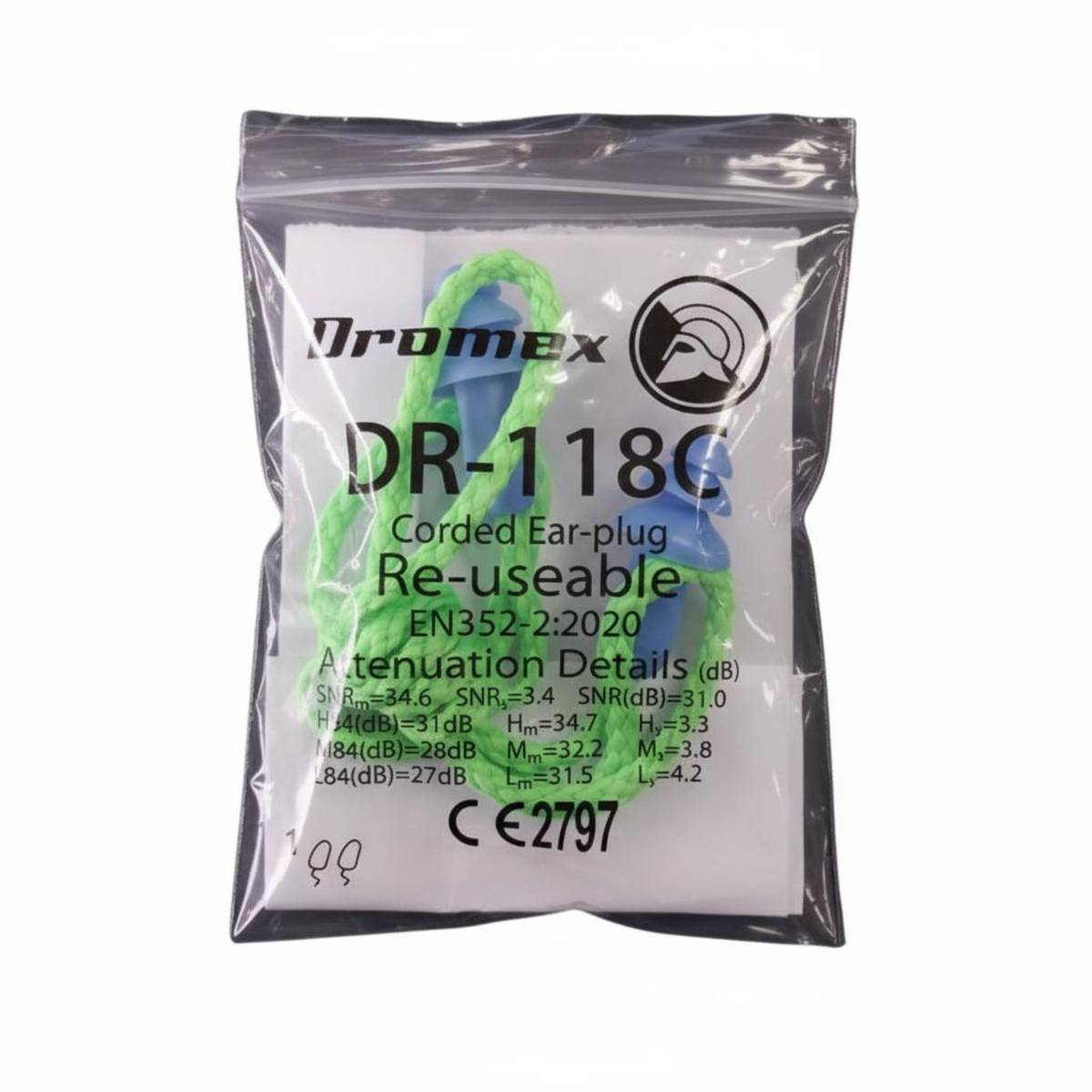 Dromex Blue Corded Re-usable Earplugs- Pack of 100 | Shop Today. Get it ...