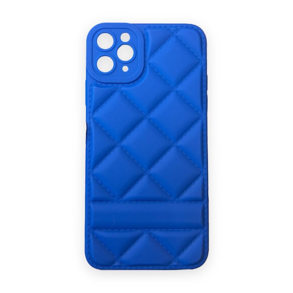 AMA Quilted Phone Case With Lanyard For iPhone 12 Pro - Blue | Buy ...