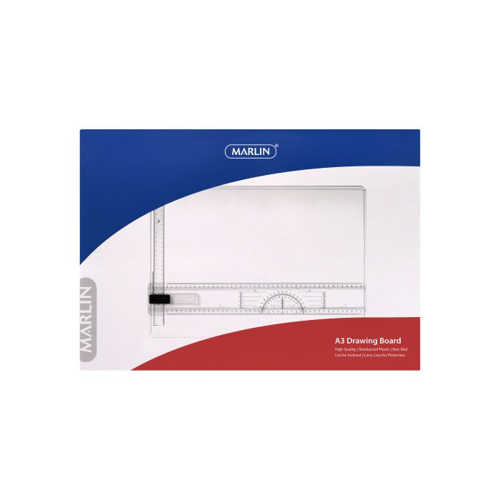 Marlin A3 Drawing Board Shockproof Plastic With Non-Skid | Shop Today ...