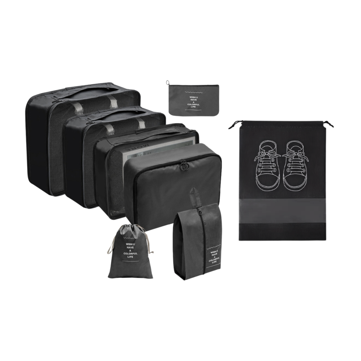 8 Piece Ultimate Travel Organiser Set | Shop Today. Get it Tomorrow ...