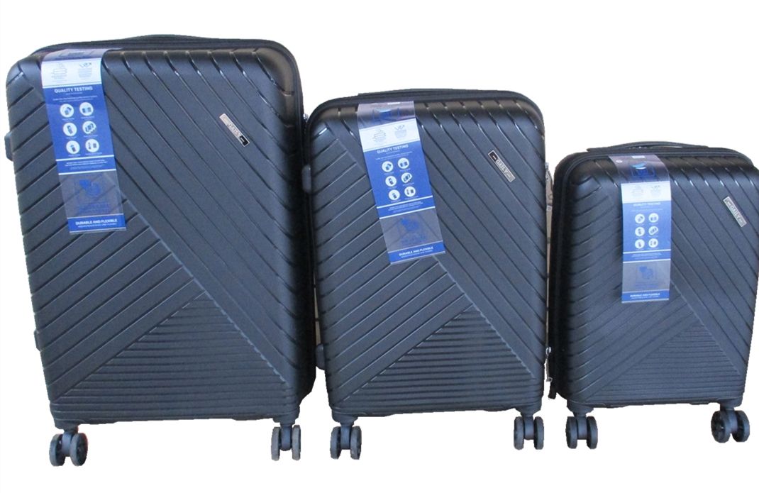 Unbreakable Polypropylene Luggage Set with Spinner Wheels and TSA Locks ...