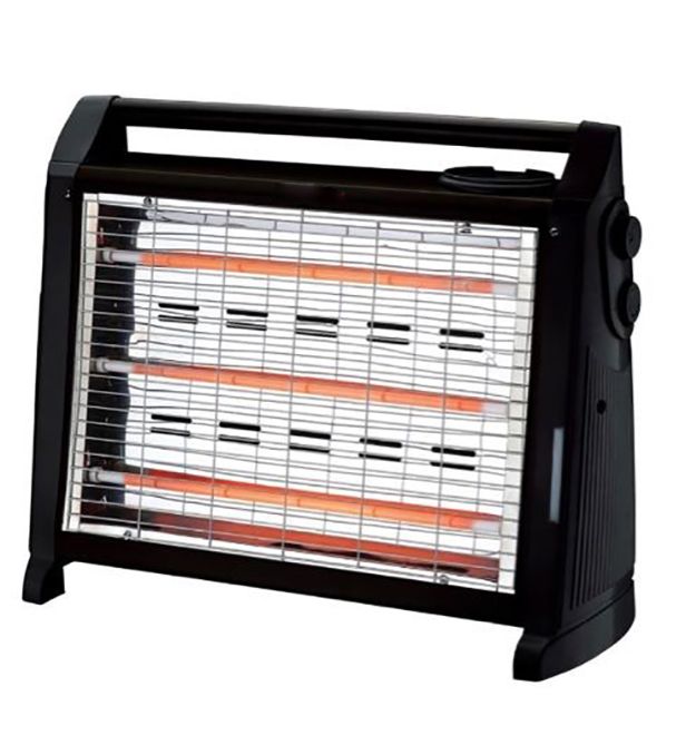 1500W Three Bar Quartz Heater with Fan, Humidifier & Dual Controls ...