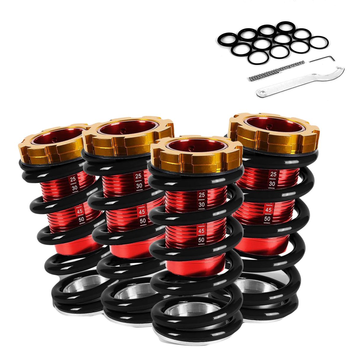 Coilover Sleeve Absorber Kit Adjustable Sleeve Over Suspension Kit ...