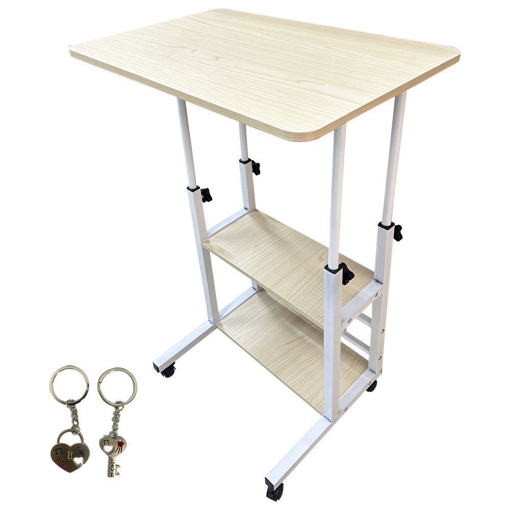 Liftable Computer Desk with Rollers - yYellow | Shop Today. Get it ...