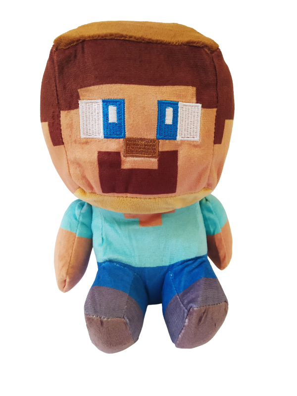 Steve - Minecraft - Soft Plush Toy - L25cm - Brown | Shop Today. Get it ...