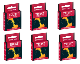 Trust Condoms EXTRA THIN - 6 x 3 Packs | Shop Today. Get it Tomorrow ...